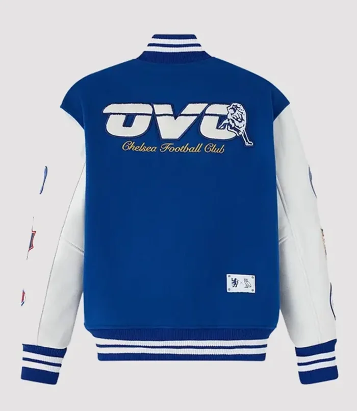 OVO x Chelsea Football Club Varsity Jacket - Jacksuede
