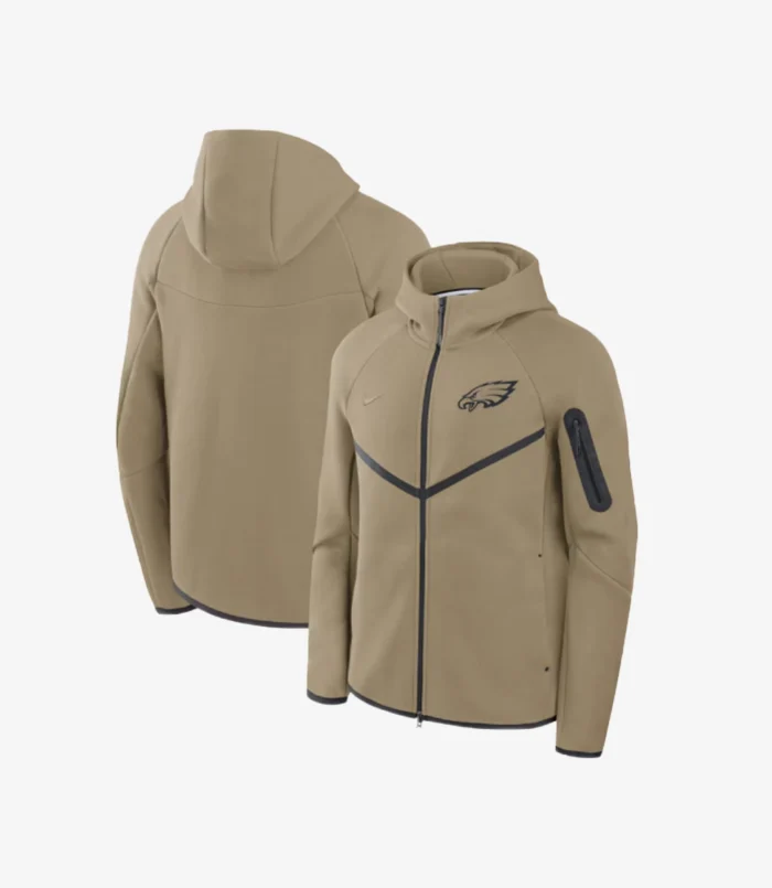 Philadelphia Eagles Nike Tech Fleece Windrunner Full-Zip Hoodie Jacket