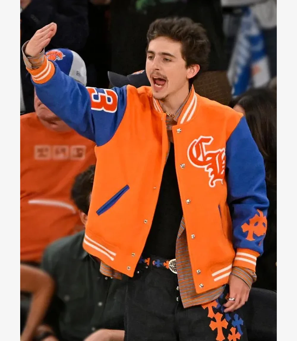 Timothee Chalamet Varsity Jacket