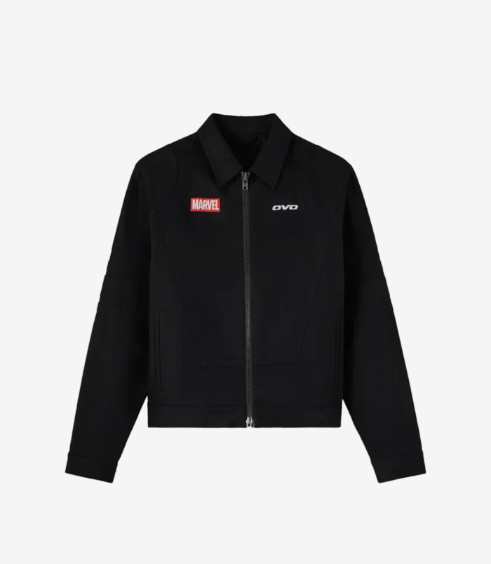 OVO Marvel Ghost Rider Denim Moto Jacket