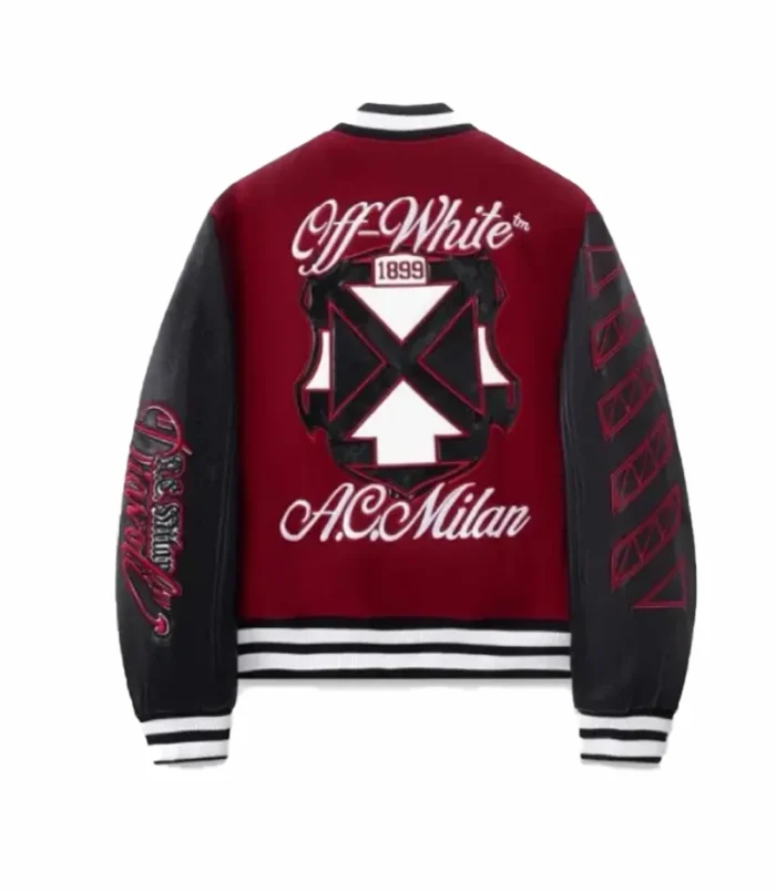 AC Milan x Off-White Ruben Loftus-Cheek Varsity Jacket