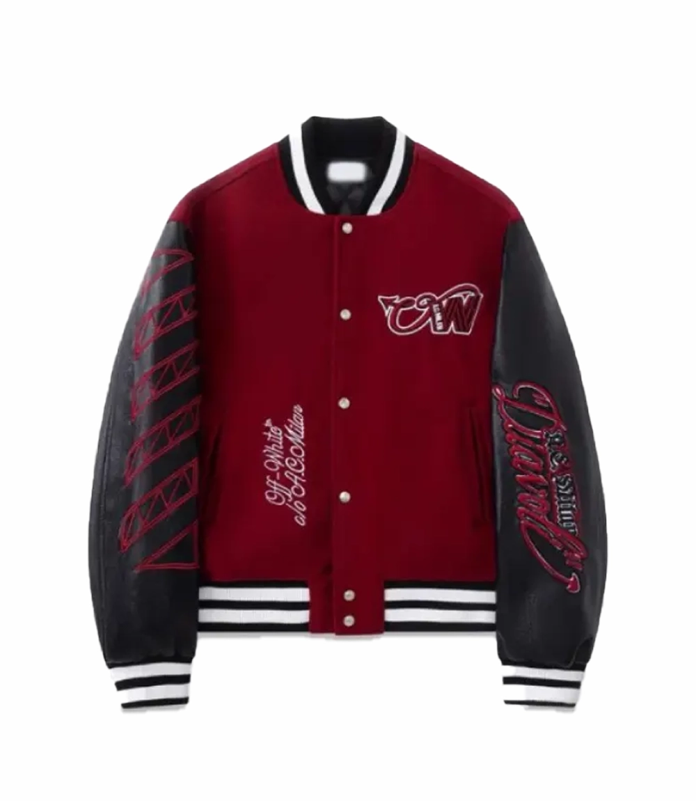 AC Milan x Off-White Ruben Loftus-Cheek Varsity Jacket